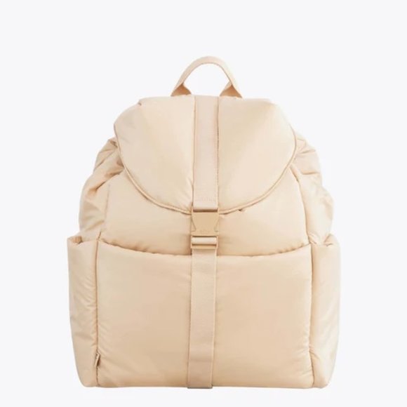 BEIS | Bags | Nwt Beis Puff Cargo Backpack In Beige | Poshmark